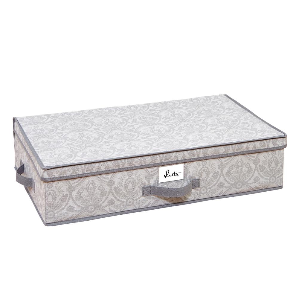 Laura Ashley Non-Woven Under the Bed Storage Box in Almeida LA-95603 ...