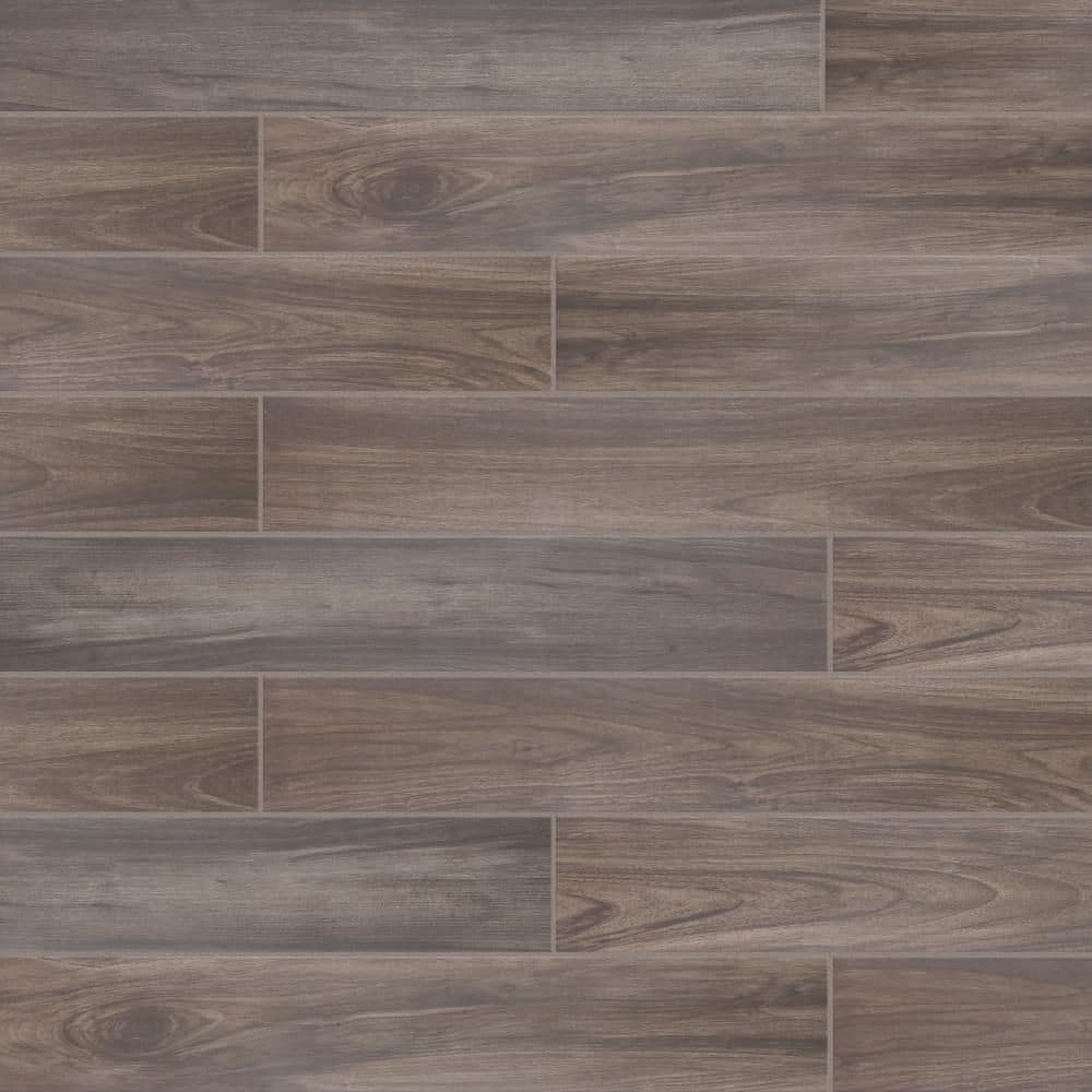 Merola Tile Mt Royale Pecan 6 in. x 35-1/2 in. Porcelain Floor and Wall ...