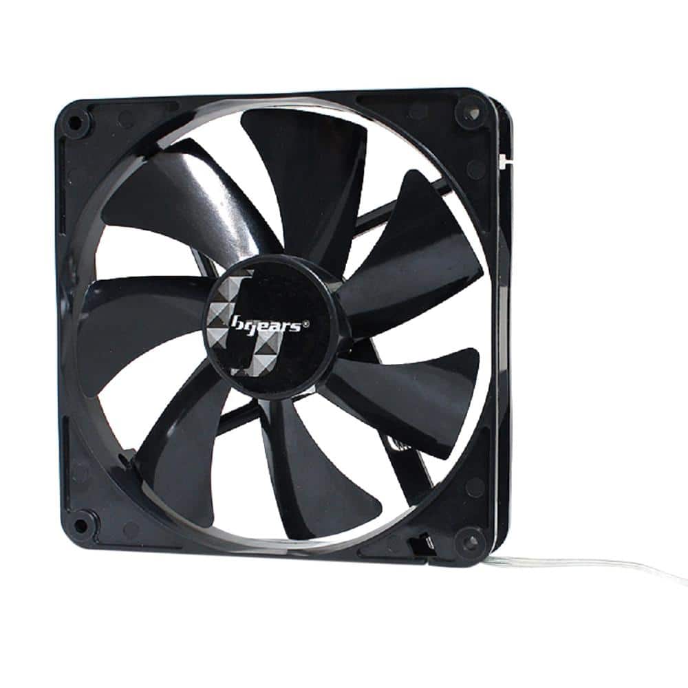 Bgears b-Blaster 140 mm 2 Ball Bearing High Speed 12-Volt DC Fan, Black ...
