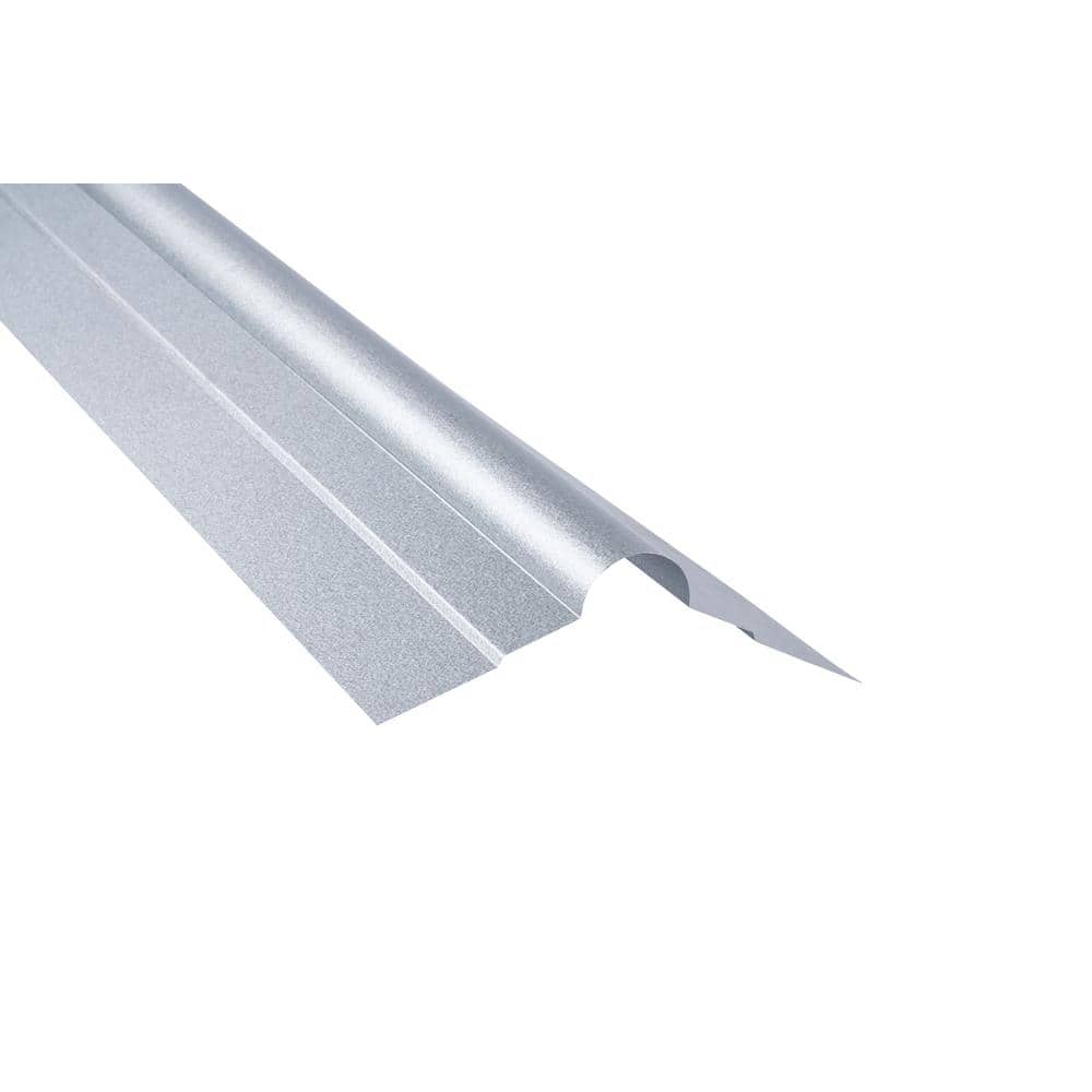 Gibraltar Building Products 10 ft. Ridge Cap Galvalume Steel 26-Gauge ...