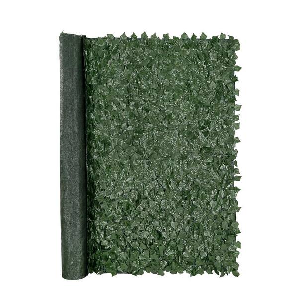 AOPSPS 96 x 72 in Artificial Green Wall Screen Privacy Fence Faux ...