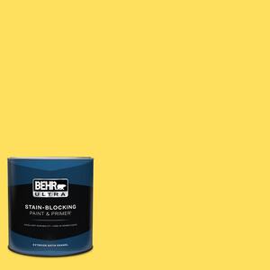 BEHR ULTRA 1 gal. #380B-5 Neon Light Extra Durable Satin Enamel ...