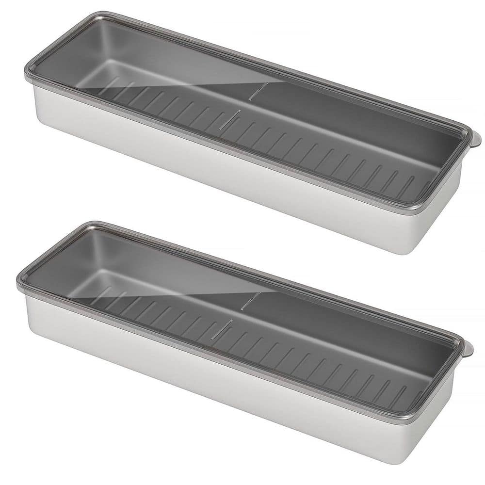 Stainless Steel Airtight Deli Meat Storage Container with Lids for ...