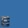 BEHR PREMIUM 1 qt. #P520-6 Mega Blue Semi-Gloss Enamel Urethane Alkyd ...