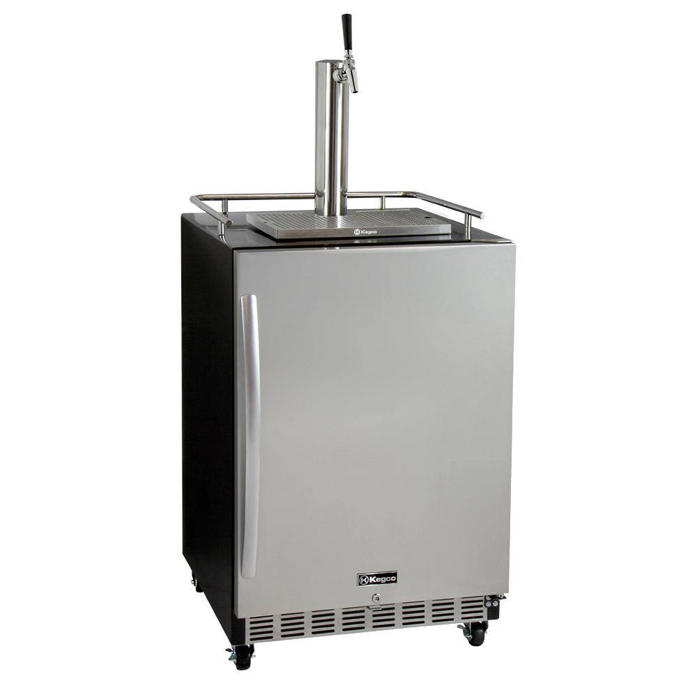Kegco Digital Commercial Undercounter Full Size Beer Keg Dispenser with ...