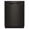 KitchenAid 24 in. PrintShield Black Stainless Front Control Tall Tub ...