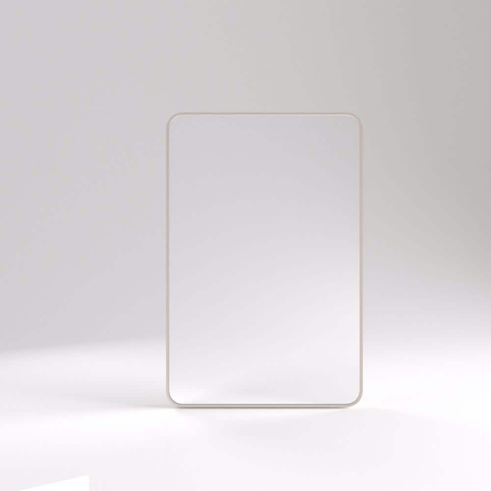 CONGE IMPORT LLC Brushed Nickel 24 in W x 36 in. H Farm hose Rounded ...