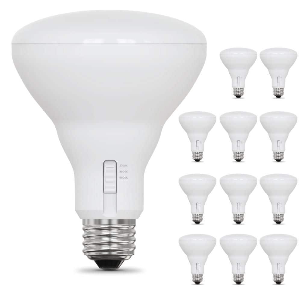 Feit Electric 65-Watt Equivalence BR30 Dimmable 90 CRI E26 LED Light ...