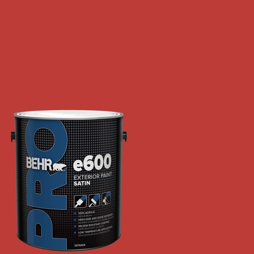 BEHR PRO 1 gal. #P150-7 Flirt Alert Satin Enamel Exterior Paint PR64301 ...