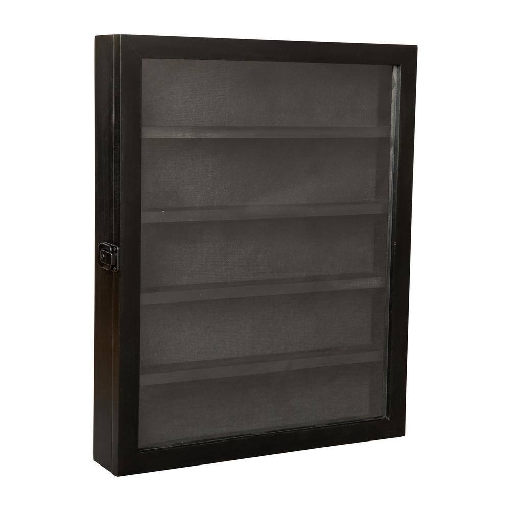 Carnegy Avenue Black Display Case CGA-HMD-527499-BL-HD - The Home Depot