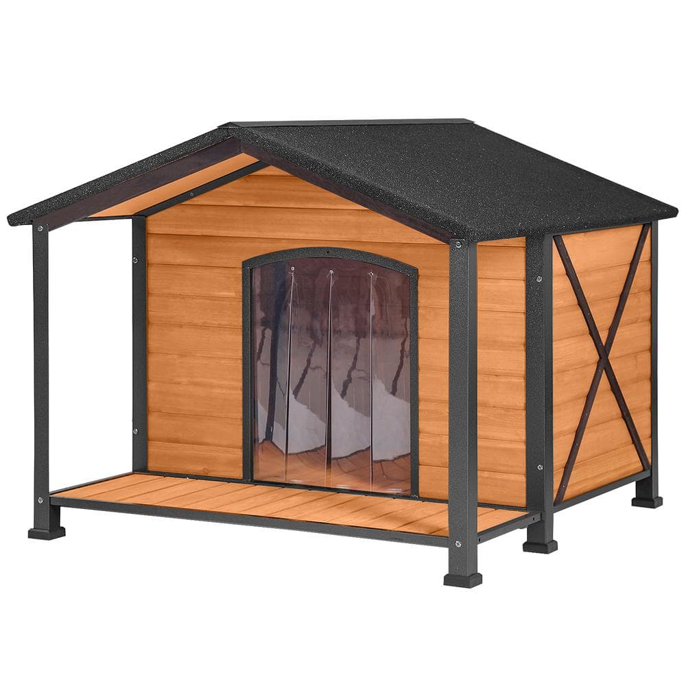 aivituvin Extra Large Waterproof Dog House with Anti-Chewing Metal ...