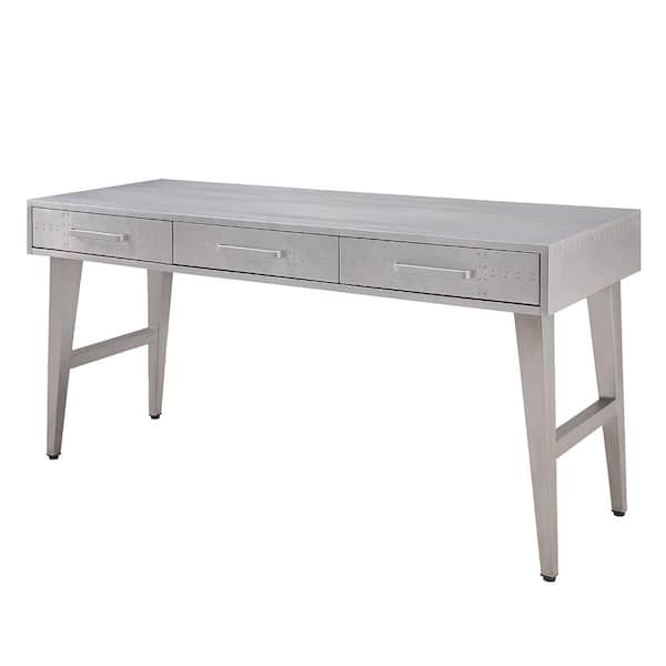 Acme Furniture Brancaster 25 in. Rectangular Aluminum Metal 3-Drawer ...