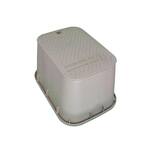 DURA 15 in. x 21 in. x 6 in. Deep Extension Valve Box in Tan Body Tan ...