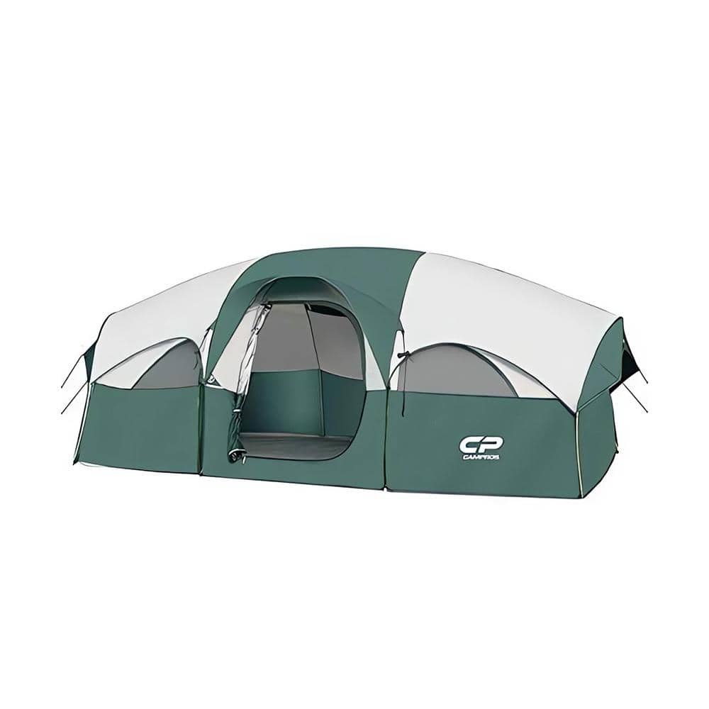 Cesicia 8-Person Portable Dome Tent in Dark Green with ‎Carry Bag and ...