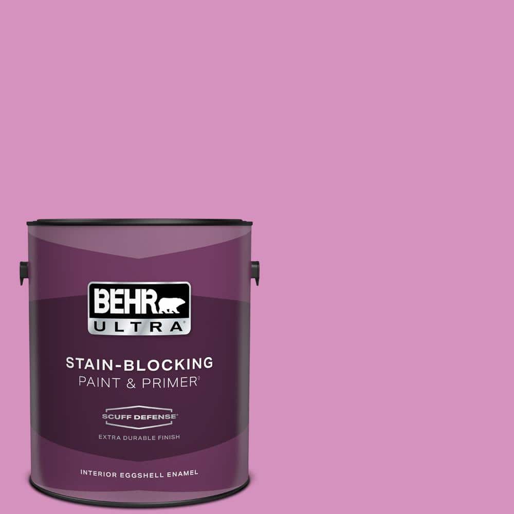 BEHR ULTRA 1 gal. #680B-4 Pressed Flower Extra Durable Eggshell Enamel ...