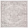 SAFAVIEH Brentwood Cream/Gray 11 ft. x 11 ft. Square Area Rug BNT852B ...