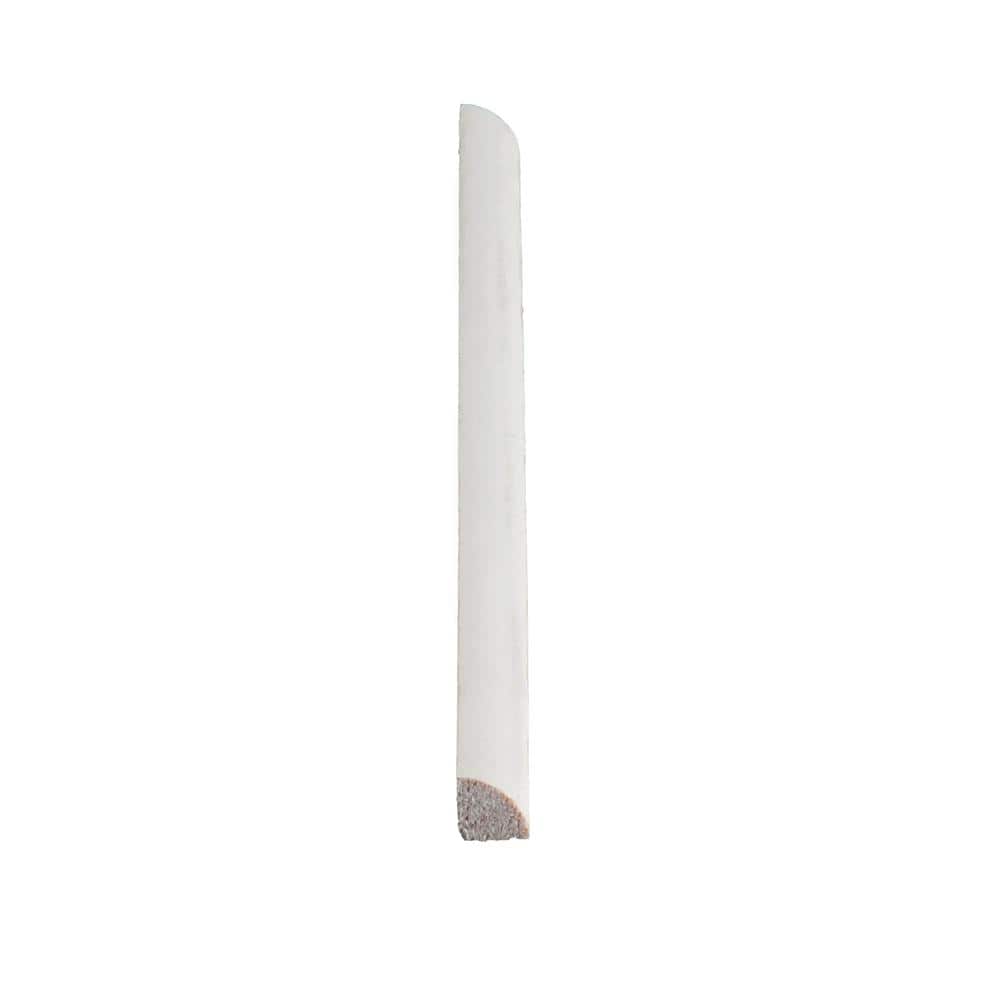 Alexandria Moulding WM 100 1/2 in. D x 1/2 in. W x 96 in. L Primed ...