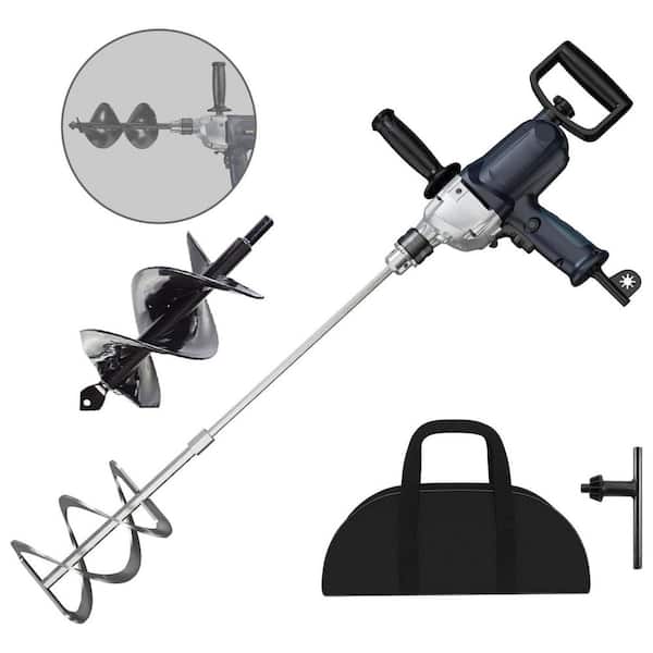 Laybus Red 2300 W 110 V Handheld Electric Concrete Mixer, Portable ...