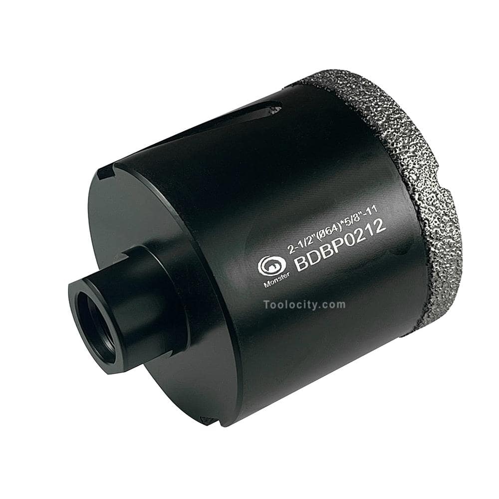 Monster 2-1/2 in. Brazed Diamond Core Bit/Hole Saw for Granite ...