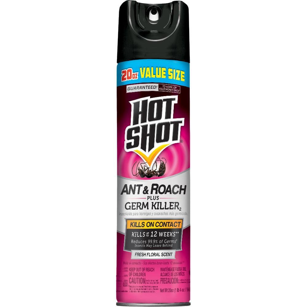 Hot Shot 20 oz. Fresh Floral Roach and Ant Killer Aerosol HG-76301 ...