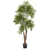 Nearly Natural Indoor/Outdoor 69 in. Ruscus Artificial Tree UV ...