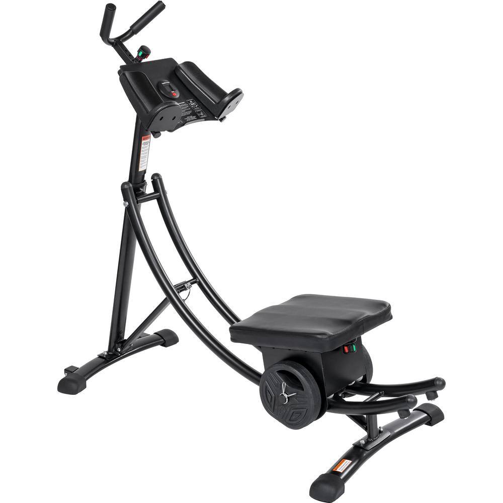 Tatayosi 440 lbs. Deluxe AB Machine Folding Abdominal Workout Equipment ...