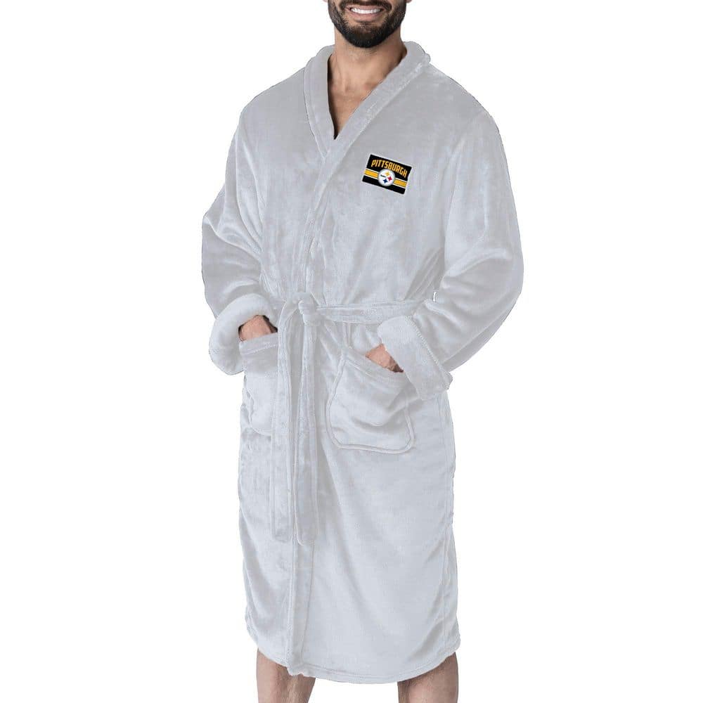 THE NORTHWEST GROUP Pittsburgh Steelers NFL Rollout Silk Touch Robe ...