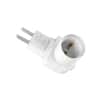Lukyamzn Plug-In Outlet to Light Socket Adapter Rotatable Plug in White ...