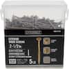 Everbilt #10 x 2-1/2 in. Star Drive Flat Head Exterior Wood Screws 5 ...