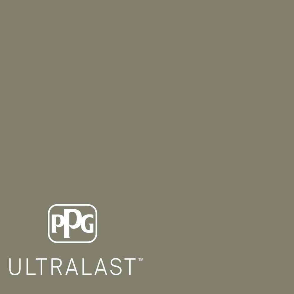 PPG UltraLast 1 gal. #PPG1028-5 Autumn Gray Matte Interior Paint and ...