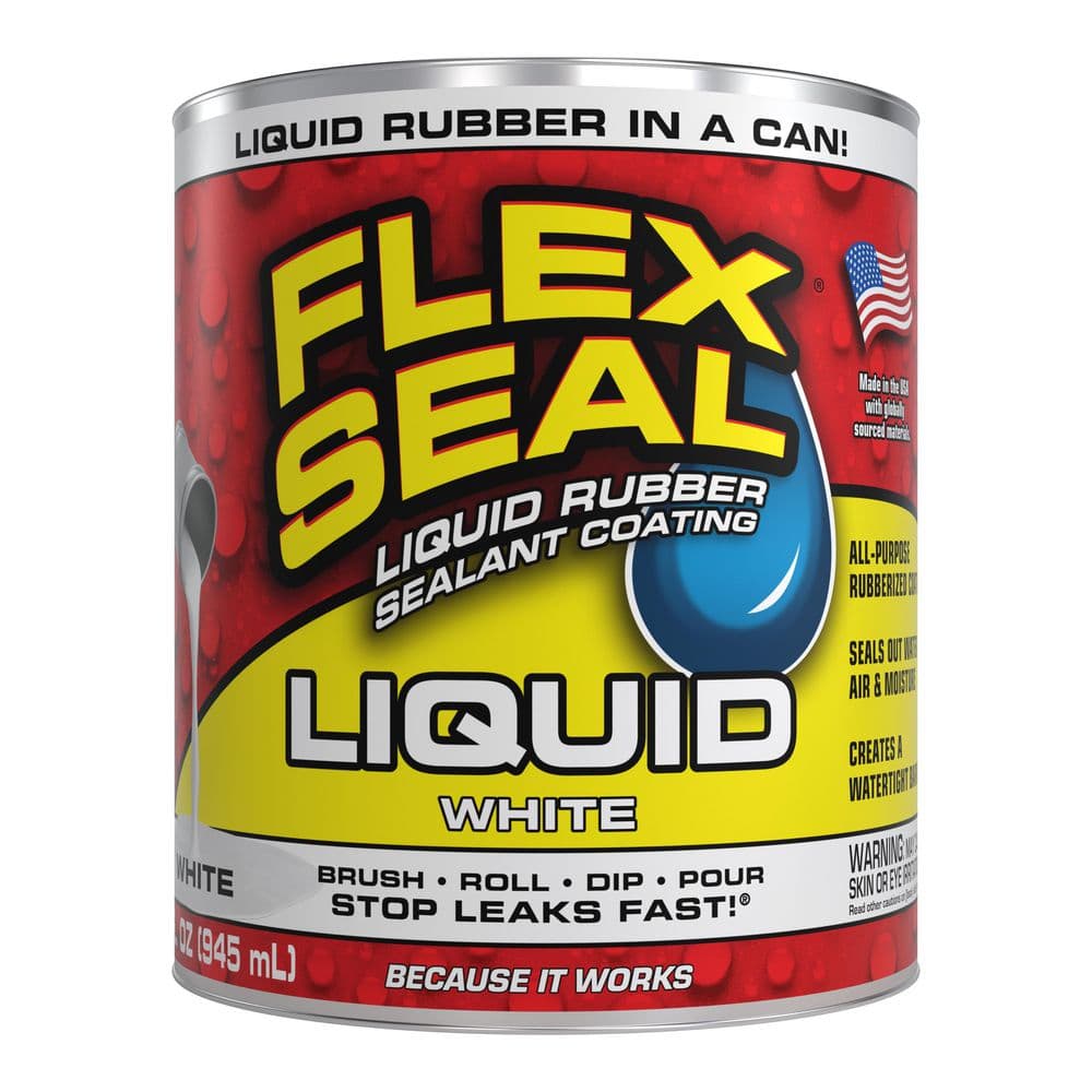 FLEX SEAL FAMILY OF PRODUCTS Flex Seal Liquid White 32 Oz. Liquid ...