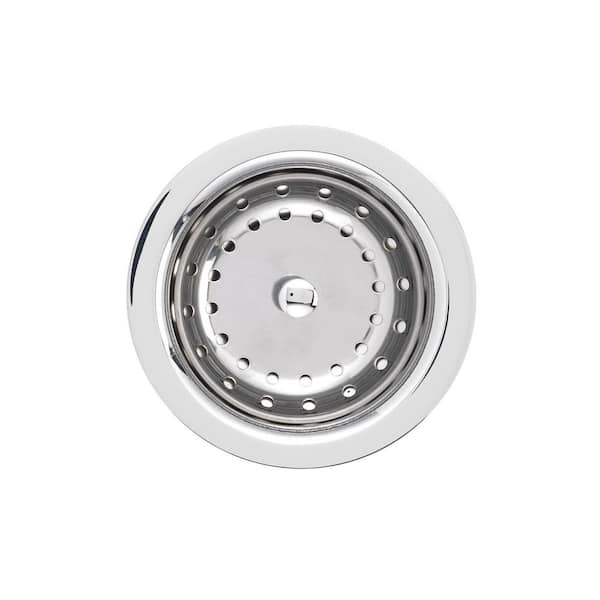 Blanco 3.5 in. Deluxe Kitchen Sink Strainer in Chrome 440029 - The Home ...