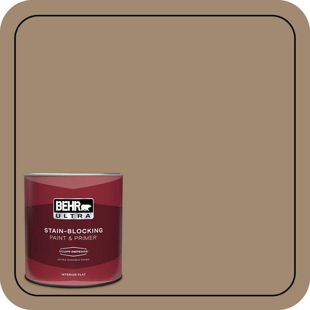 BEHR ULTRA 1 qt. #700D-5 Toffee Crunch Extra Durable Flat Interior ...