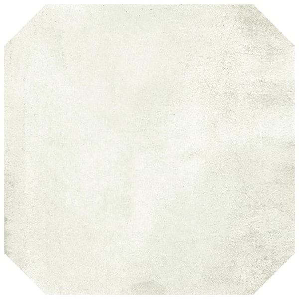 Merola Tile Laverton Octagon Nieve 8 in. x 8 in. Porcelain Floor and ...