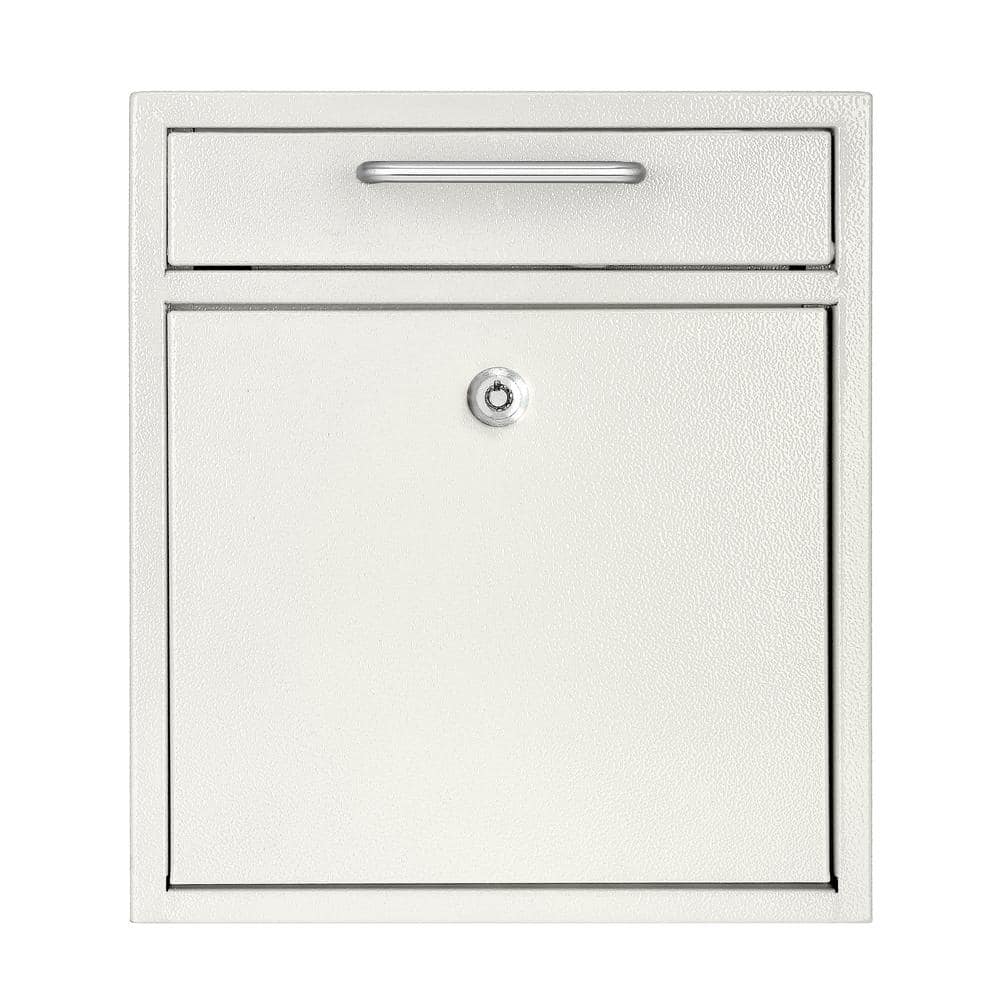 AdirOffice Medium Mail Wall-Mount Drop Box with High Security Key ...
