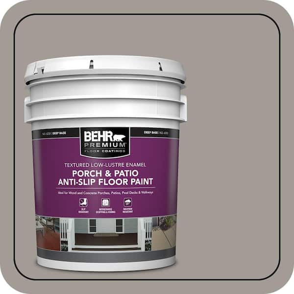 BEHR PREMIUM 5 gal. #N450-6 Binary Star Textured Low-Lustre Enamel ...