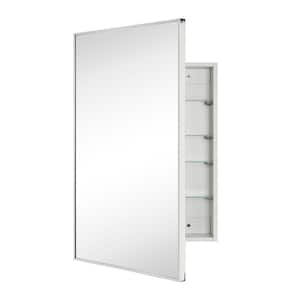 TEHOME Garnes 17.5 in. W x 29 in. H Rectangular Recessed or Surface ...