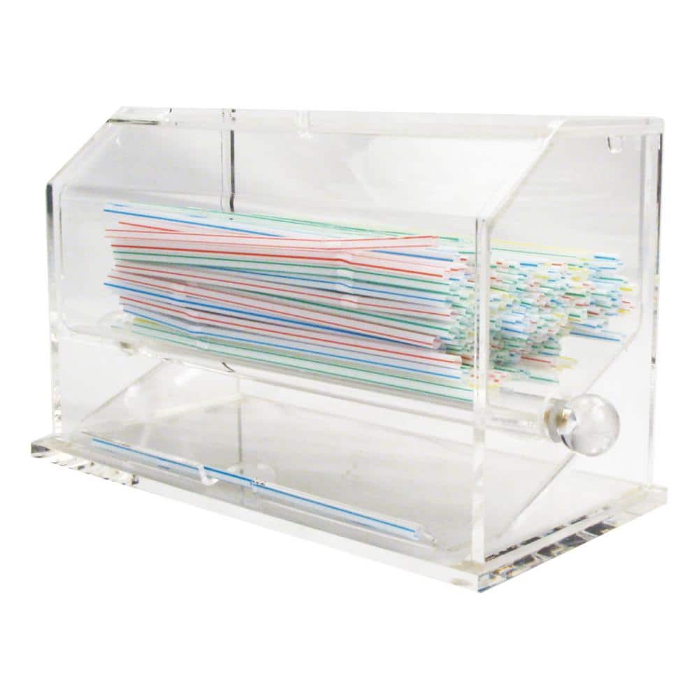 Winco Straw Dispenser ACSD-712 - The Home Depot