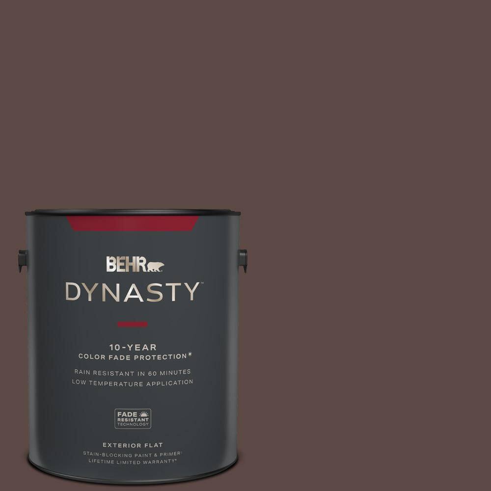 Reviews for BEHR DYNASTY 1 gal. #MQ1-58 Chocolate Soul Flat Exterior ...