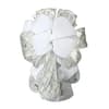 Home Accents Holiday 11 in. Ribbon Tree Topper in Silver 3220K4837THD ...