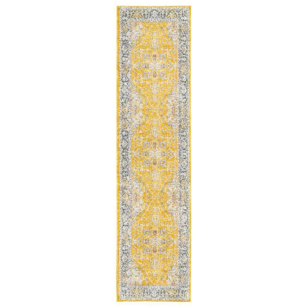 Unique Loom Baracoa Prado Yellow 2' 2 x 8' 0 Area Rug 3167093 - The ...