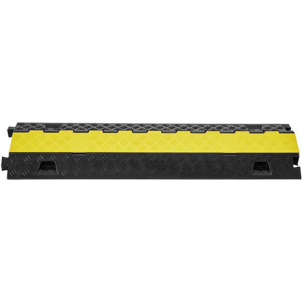 SKYSHALO 72 in. x 11.81 in. 6 ft. Cable Protector Ramp-2 Channel ...