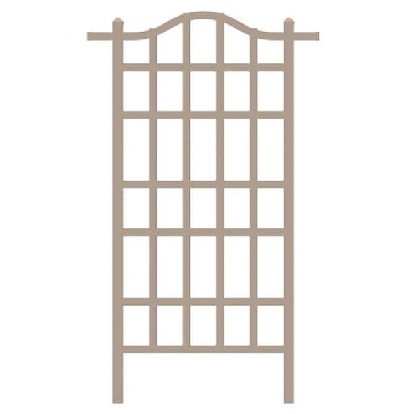 Karl home 74.4 in. PVC Garden Trellis Panel K1G54000078 - The Home Depot