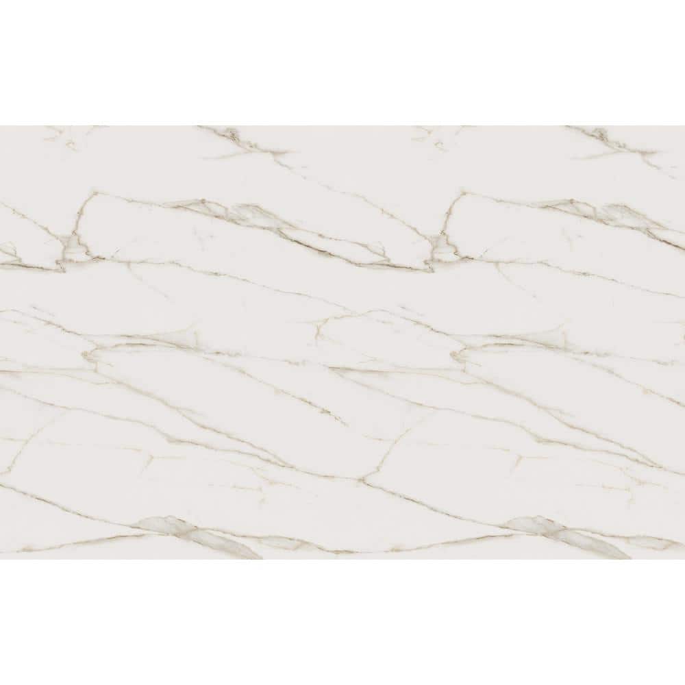 Wilsonart 3 in. x 5 in. Laminate Sheet Sample in Calacatta Lincoln with ...