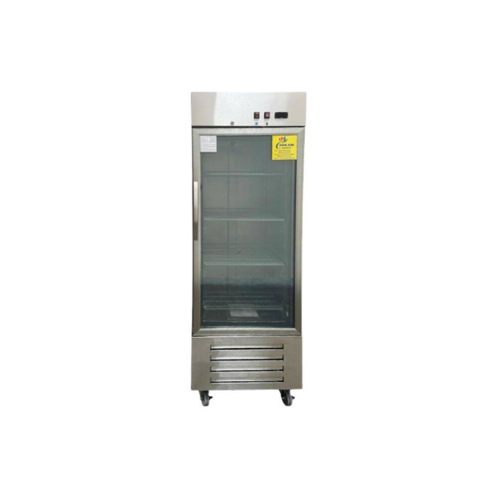 Cooler Depot 27 in. W 18 cu. ft. NSF Auto/Cycle Defrost Glass Door ...