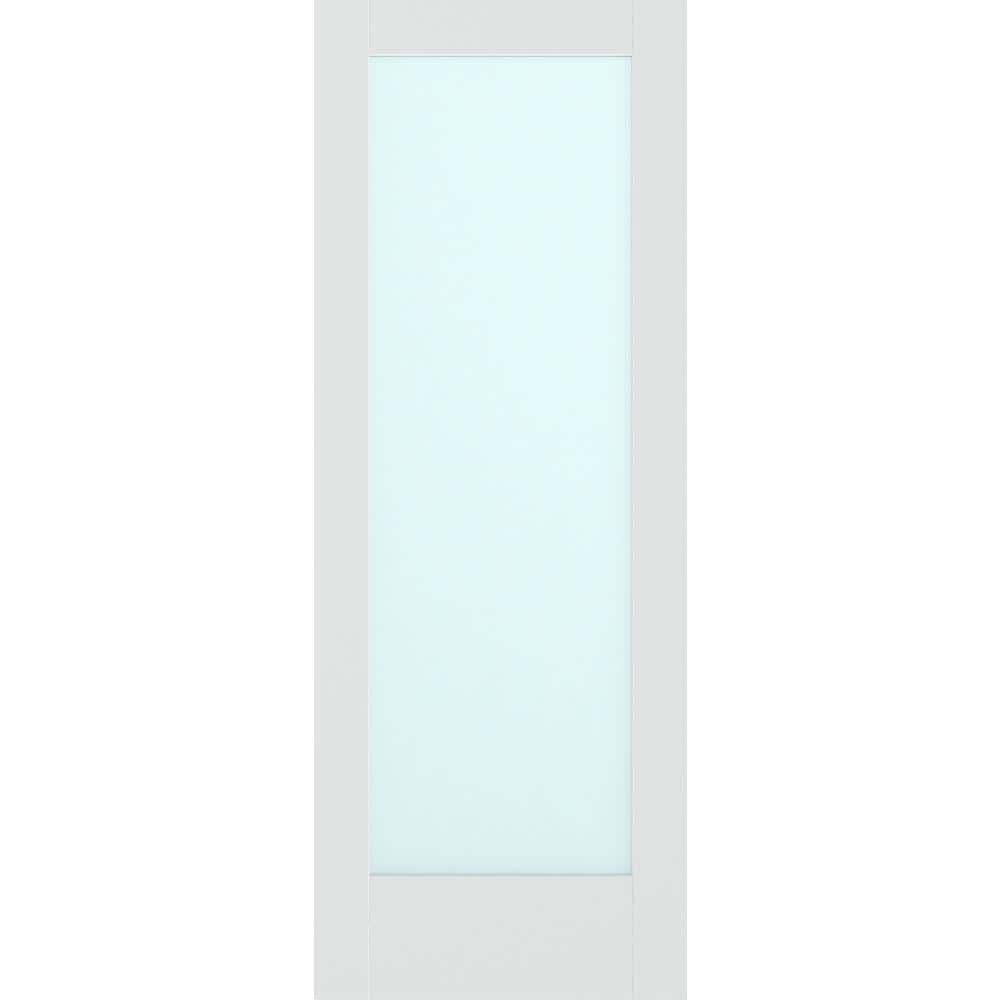 JELD-WEN 30 in. x 80 in. MODA Primed PMT1011 Wood Solid Core Door Slab ...