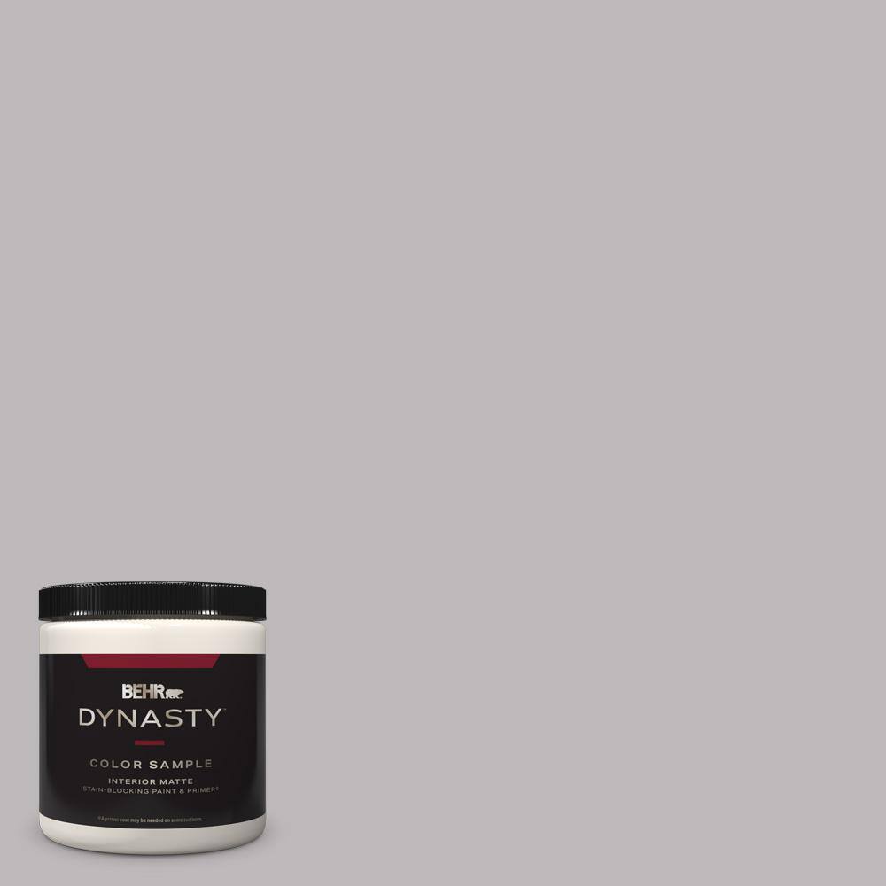 BEHR DYNASTY 8 oz. #PPU16-10 French Lilac Matte Stain-Blocking Interior ...