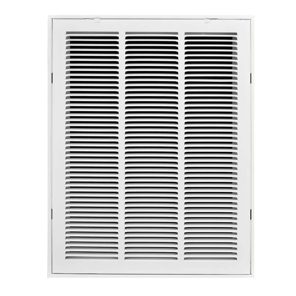 Everbilt 16 in. x 24 in. White Return Air Filter Grille in White H190 ...