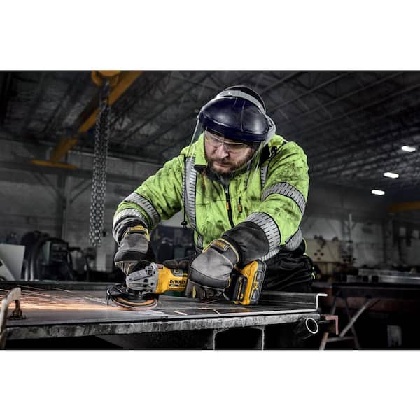 DEWALT 20V XR Cordless 4-1/2. in. to 5 in. Variable Speed Angle Grinder ...
