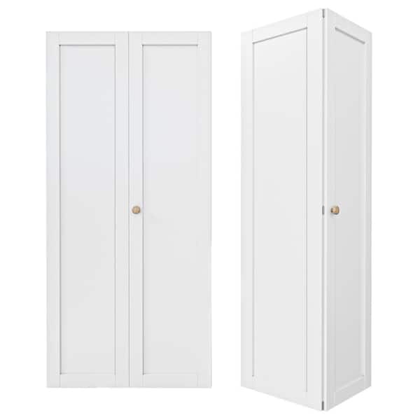 ARK DESIGN 72 in. x 80 in. Solid Core 1-Lite Panel White Primed ...